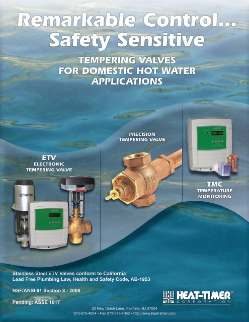 Heat-Timer ETV Sales Brochure - Boston Heating Supply