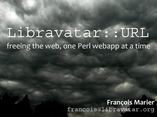 Libravatar - Wellington Perl Mongers