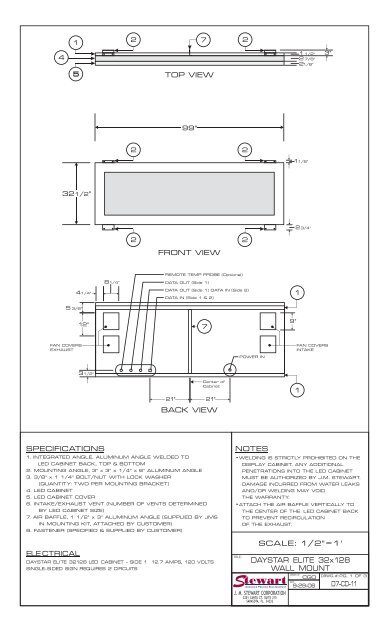 Wall Mounted DayStar Sign Installation Instructions - J.M. Stewart ...