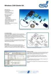 CAN-USB/400 - esd electronic system design