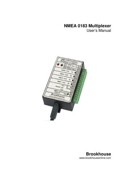 NMEA 0183 Multiplexer Brookhouse