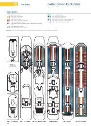 Costa Serena Deck plans