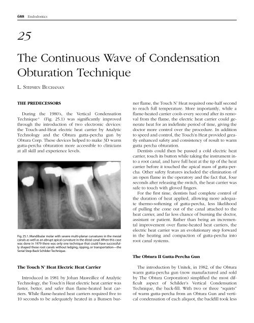 25 The Continuous Wave of Condensation ... - ENDOCASTELLUCCI