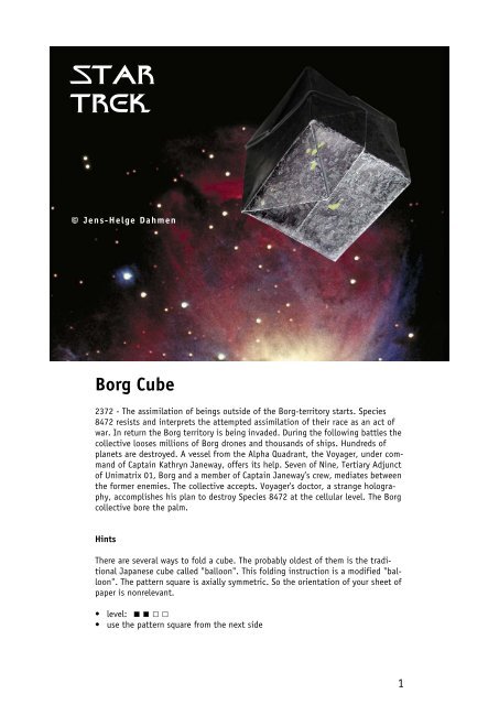 Borg Cube STAR TREK