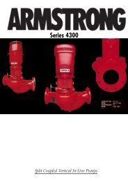 SERIES 4280 STARBLOC MOTOR MOUNTED ... - Armstrong Pumps