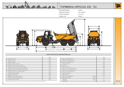 TOMBEREAU ARTICULE JCB | 722 - Carma Andenne | jcb