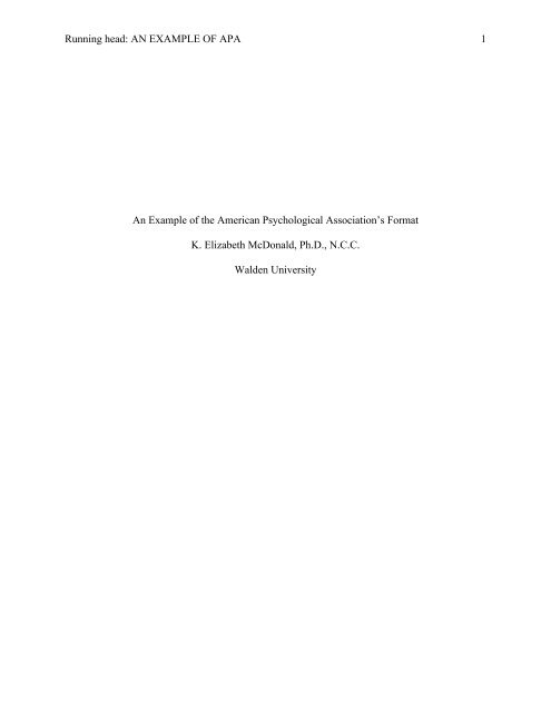 What is a running head in apa format example - polrebridal What is a running head in apa format example - polrebridal