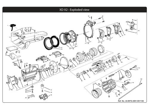 XD X2 - Exploded view