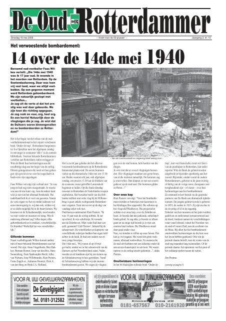 Jaargang 2, nr 10, week 20 - De Oud Rotterdammer