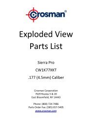 EXPLODED VIEW & PARTS LIST C11 BB REPEATER ... - Crosman