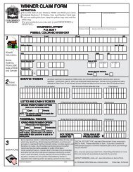 SCEL Winner Claim Form v31 08-03 - SC Education Lottery