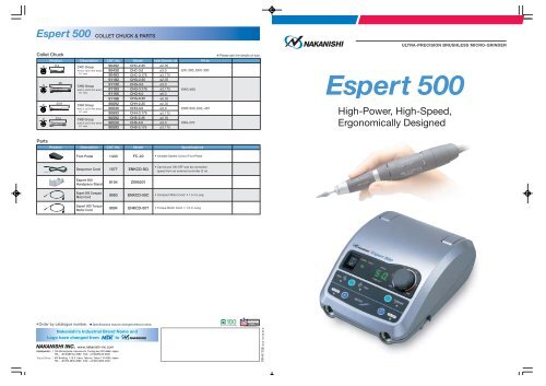 NSK Espert 500 - Kemet International