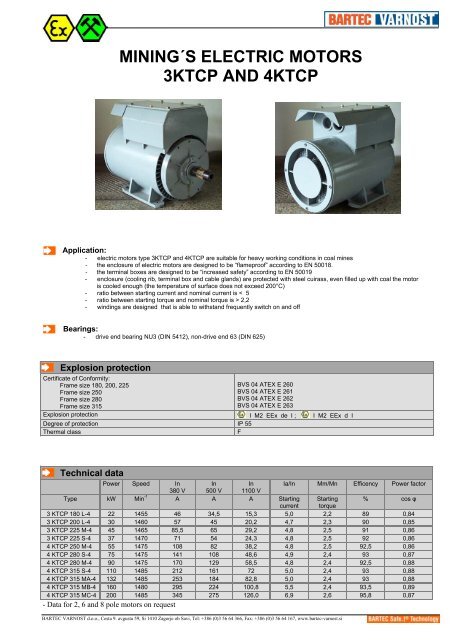 Download data sheet (PDF 1,21 KB) - BARTEC VARNOST doo