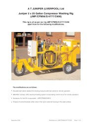 Juniper's 2x25 Gallon Compressor Washing Rig ... - Juniper Liverpool