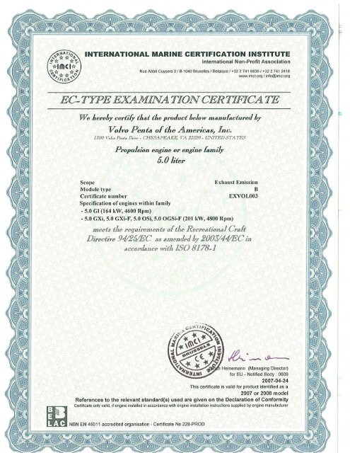 ac-type examination certificate - Mulder Motoren