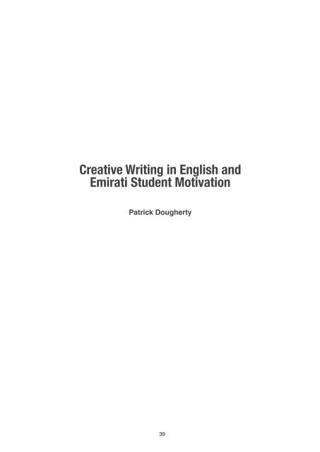 Creative Writing In English And Emirati Student ... - HCT Marifa