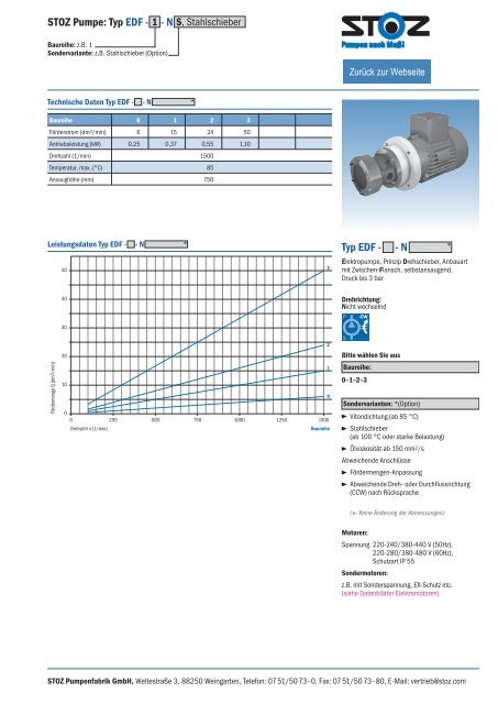 EDF - Stoz Pumpen GmbH