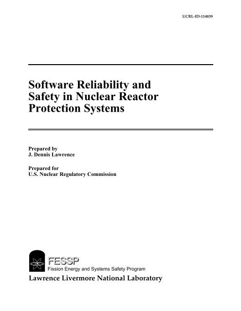 Software Reliability and Safety in Nuclear Reactor Protection Systems