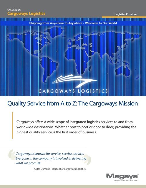 Cargoways Logistics - Magaya