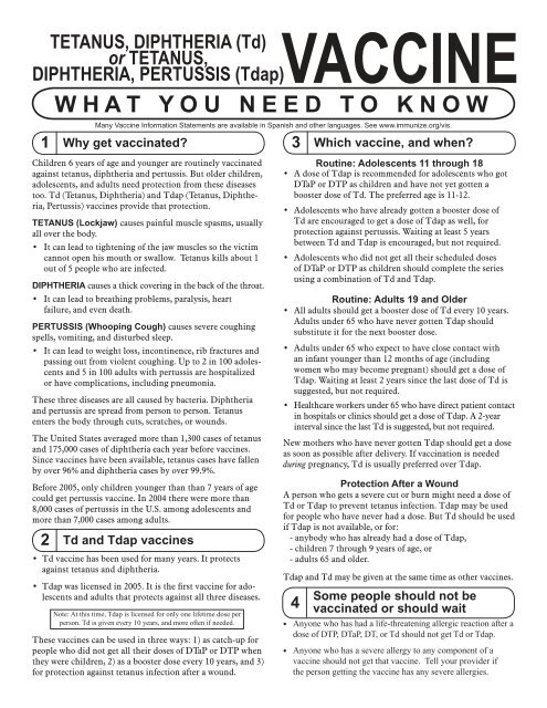 Tdap Vis Sheet Vaccine Consent Form (generic) Etsy
