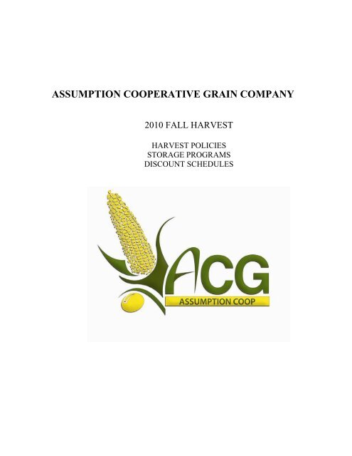 ASSUMPTION COOPERATIVE GRAIN COMPANY