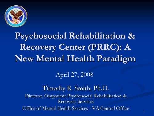 Psychosocial Rehabilitation & Recovery Center (PRRC)