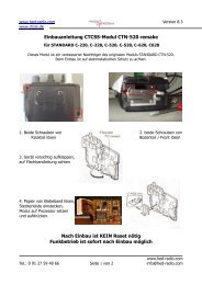 Bauplan und Dokumentation Bausatz Wechselblinker - hed-radio