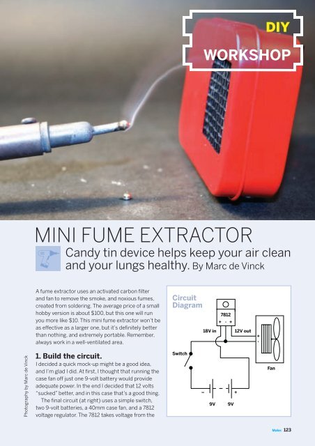 MINI FUME EXTRACTOR - Make