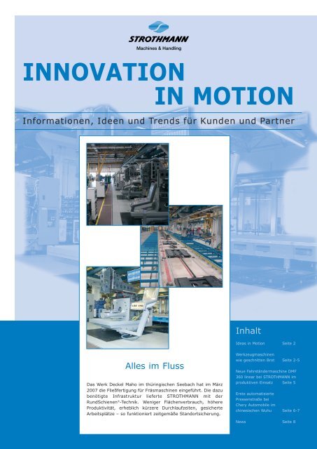 INNOVATION IN MOTION - Strothmann