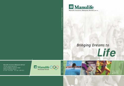 the financial statements - Manulife Insurance Berhad