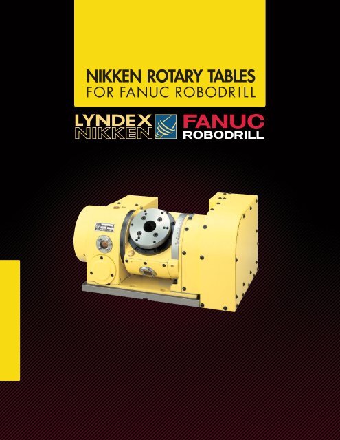 Nikken Rotary Tables for Fanuc Robodrill - Lyndex-Nikken