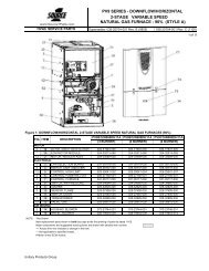 Trane Upflow / Horizontal Gas Furnace - Variable Speed - 2 Stage ...