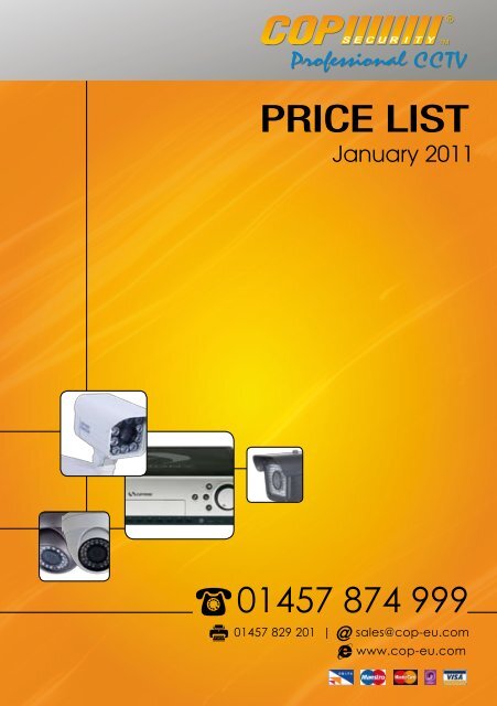 PRICE LIST - COP Security