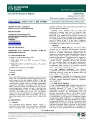 ESR-3229 - Owens Corning Roofing and Asphalt LLC - ICC-ES