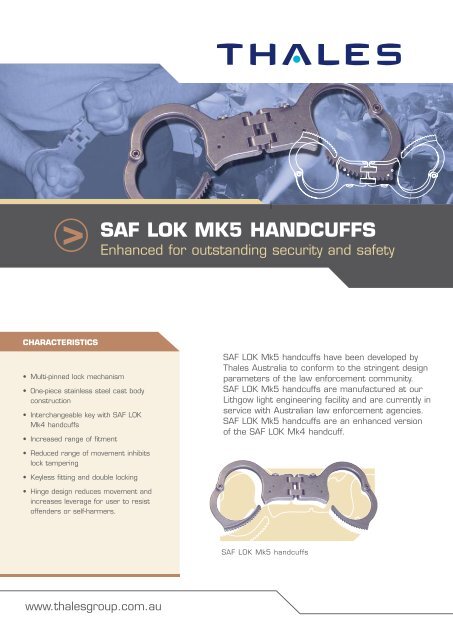 SAF LOK mK5 hAndcuFFS - ElectronicsAndBooks