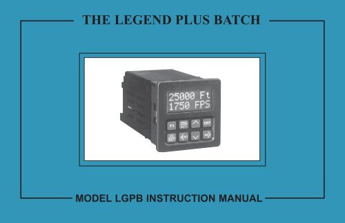 LGPB Manual 1118KB - Red Lion Controls