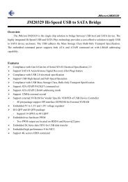 JM20339 Hi-Speed USB to SATA Bridge - JMicron Technology