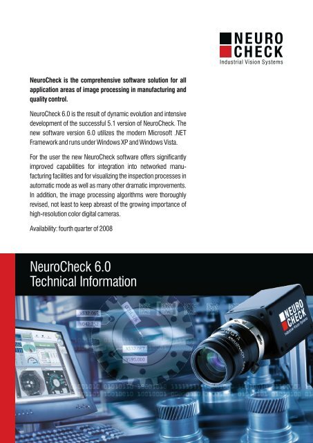 NeuroCheck 6.0 Technical Information
