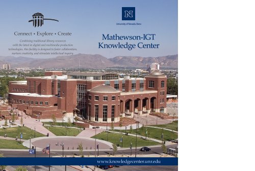 Knowledge Center Brochure - Mathewson-IGT Knowledge Center ...