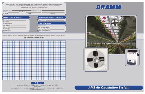 AME FAN BROCHURE - Dramm