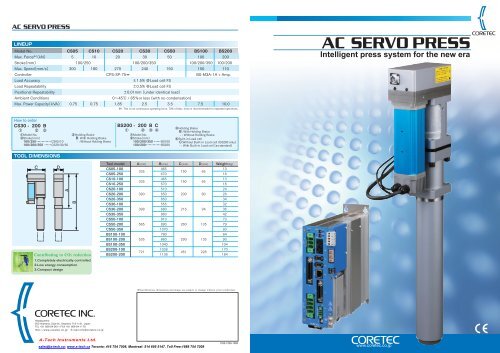 AC SERVO PRESS - A-Tech Instruments Ltd.