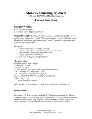 Color Chart - Mohawk Finishing Products