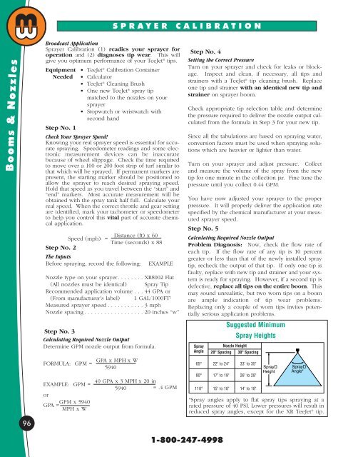 calibration - Minnesota Wanner Co.