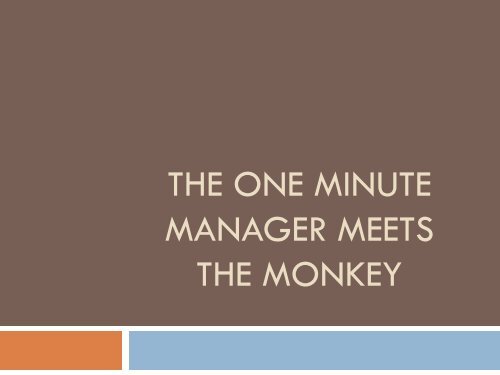 THE-ONE-MINUTE-MANAGER-MEETS-THE-MONKEY