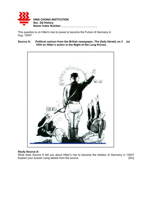 Night Of Long Knives Cartoon