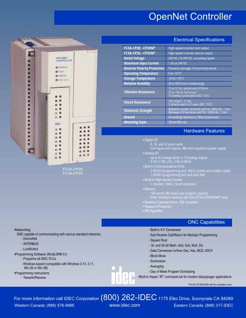 OpenNet Controller - Idec