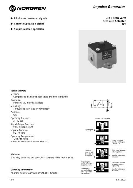 Impulse Generator - Air controls and compressors ltd