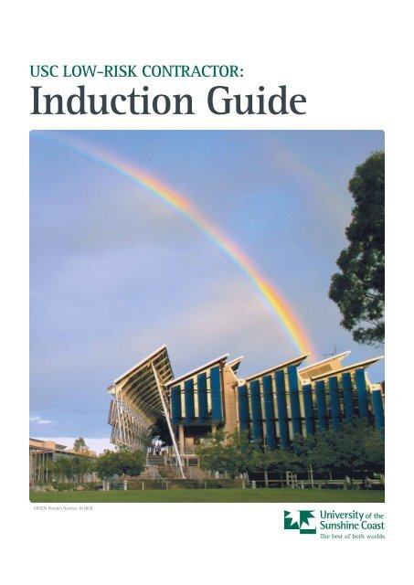Induction Guide - University of the Sunshine Coast