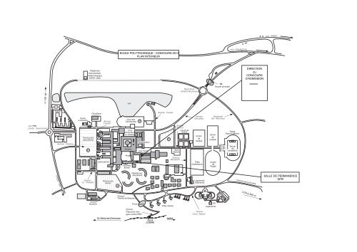 Plans de l'Ecole Polytechnique