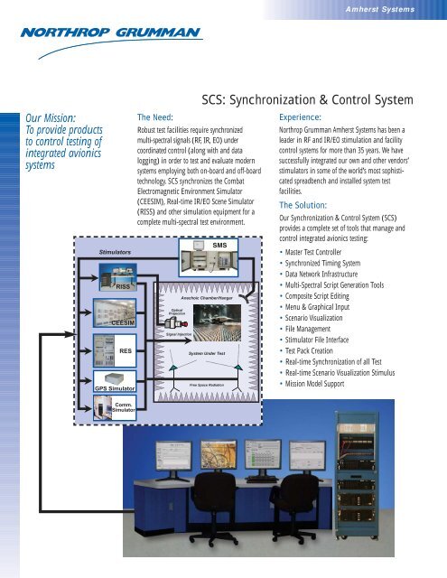 SCS: Synchronization & Control System - Northrop Grumman ...